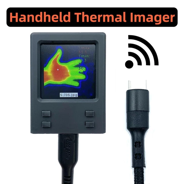 VEVOR IMAGE THERMIQUE Infrarouge Caméra Thermique 240 x 180 pixels -20 ...