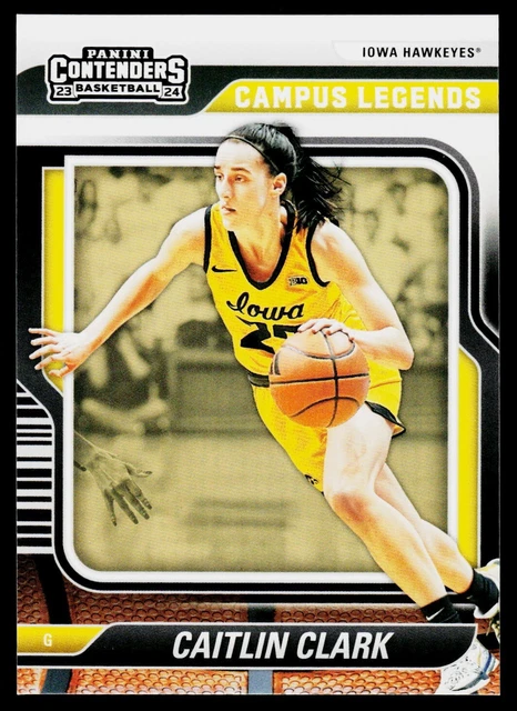 2024 PANINI CAITLIN Clark Collection Contenders Campus Legends #CL3 $2. ...