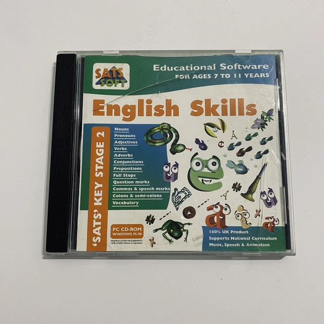 ENGLISH SKILLS PC CD ROM Educational Software for SATS Key Stage 2 £9. ...