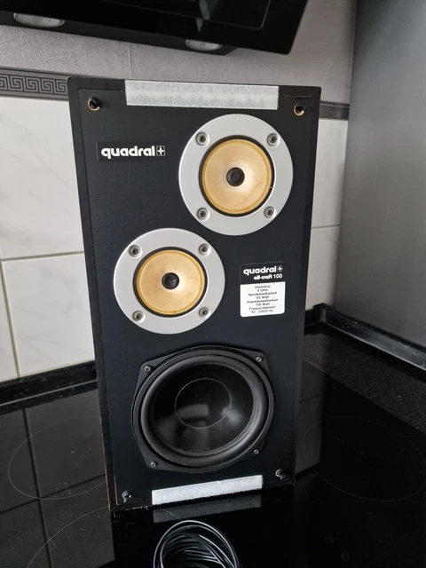 QUADRAL ALL-CRAFT 100 Lautsprecher Boxen,voll funktionsfähig EUR 85,00 ...