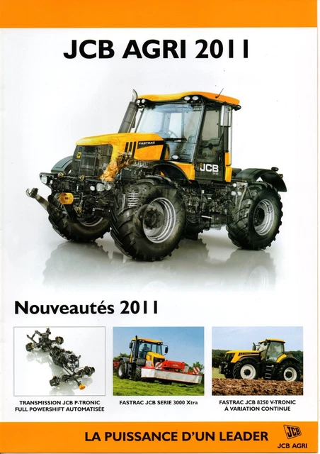 BROCHURE PROSPECTUS POSTER tracteur JCB Fastrac EUR 5,00 - PicClick FR