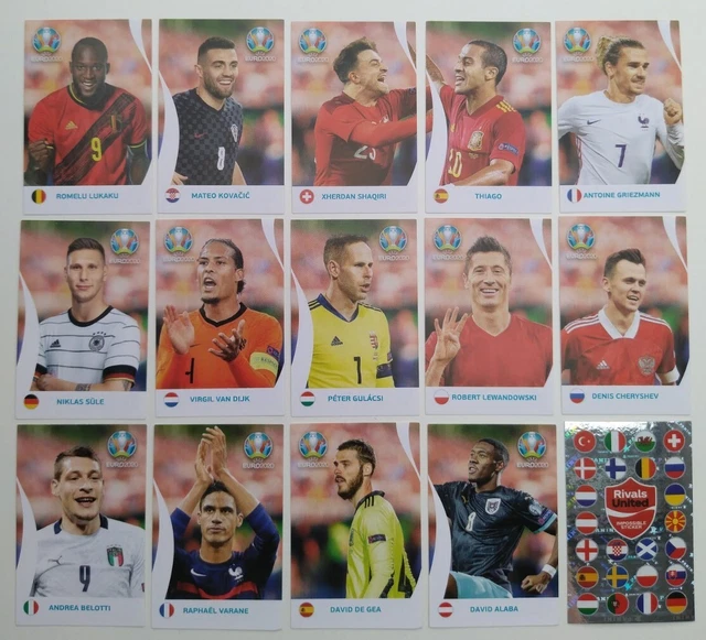 RARE PANINI FOOT Uefa Euro 2020 Set Complet Extra Stickers Coca Cola # ...