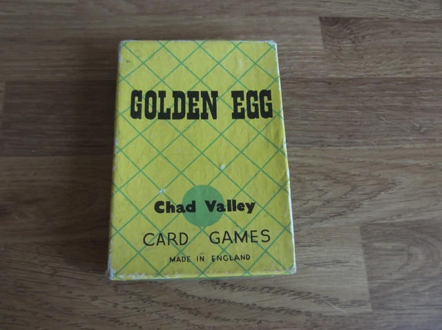 VINTAGE GOLDEN EGG Chad Valley Card Game £5.99 - PicClick UK