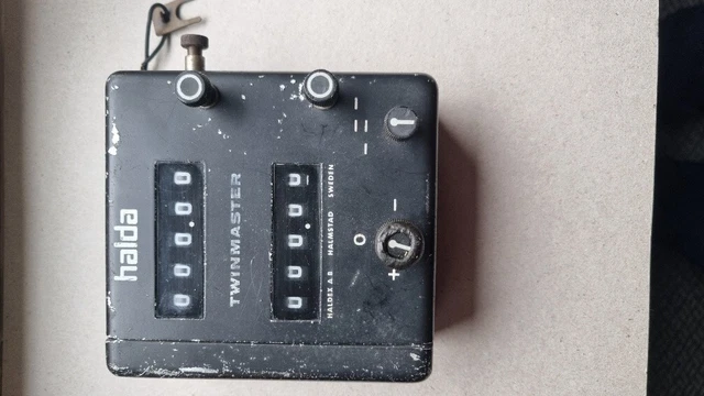 HALDA TWINMASTER. TWM1 Serial No 38380 metal case, 1960's, used not ...