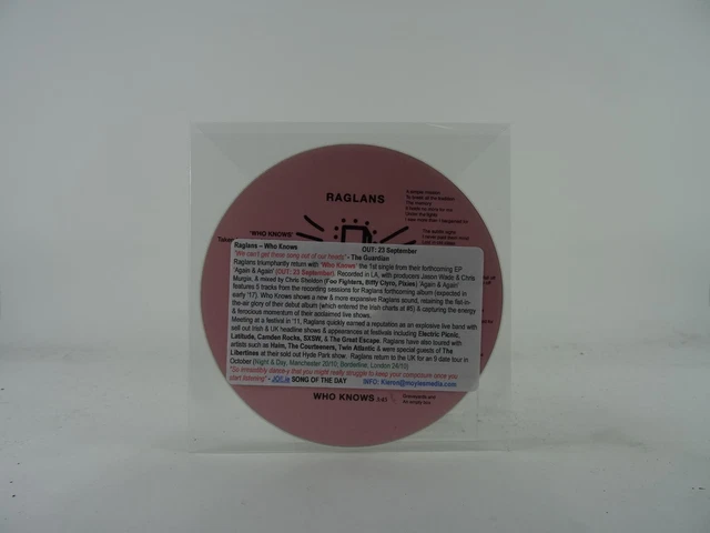 RAGLANS WHO KNOWS (A13) 1 Track Promo CD Single Plastic Sleeve MAYBE MADNESS REC EUR 6,20 ...