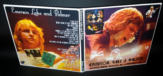 EMERSON LAKE & Palmer Boston 1978 Gate Fold 2CD Package NEW £13.69 ...