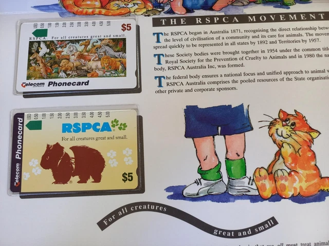 RSPCA CARD FOLDER and cards $15.00 - PicClick AU