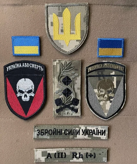 UKRAINIAN MILITARY SET Patches 72nd Separate Mechanized Brigade Badge Hook*8pcs £33.14 - PicClick UK