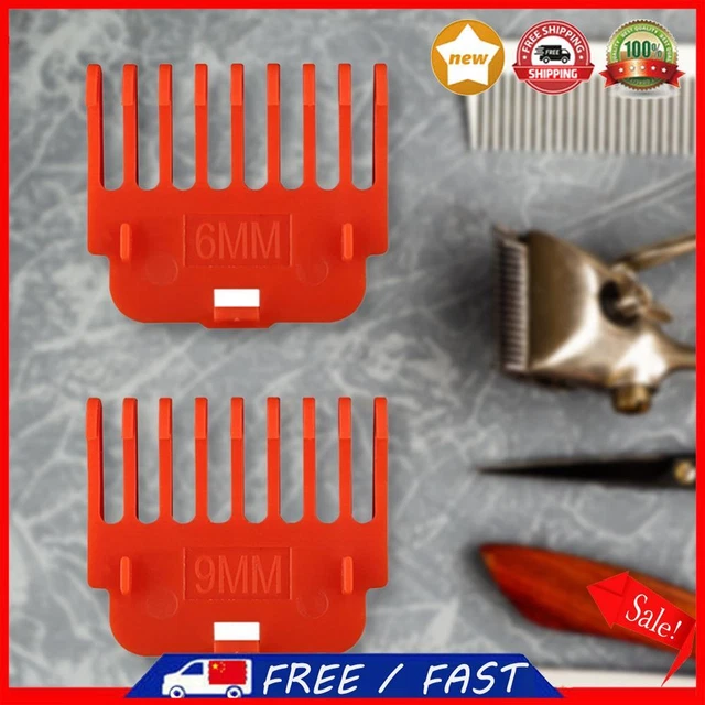 2/4PCS GUIDE COMB T9 Cutting Guide Combs Hair Clipper Attachment (Red ...