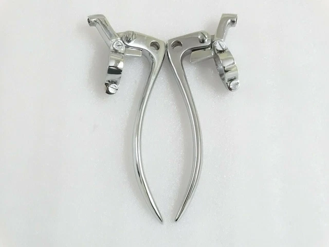 TRIUMPH 3HW 3SW Amal Norton Cafe Racer Motorcycle Handlebar Chrome ...