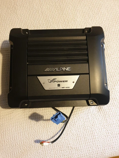ALPINE V-POWER MRP-M350 Amplificatore e Swd-2000 Subwoofer EUR 174,42 ...