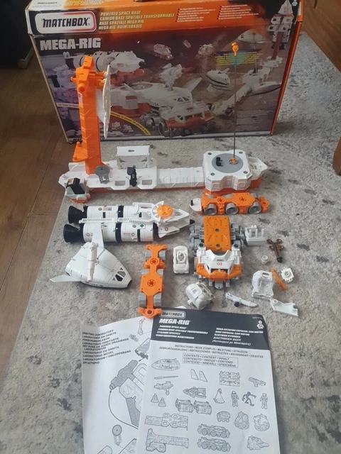 VINTAGE MATCHBOX MEGA-RIG Powered Space Base 1999 Boxed Incomplete ...