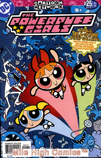 Powerpuff Girls 2000 Series Cartoon Network Dc 1 Very Fine