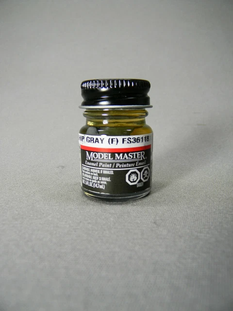 TESTORS PEINTURE MODÈLE MASTER GUNSHIP ÉMAIL GRIS 1/2 oz voiture ...