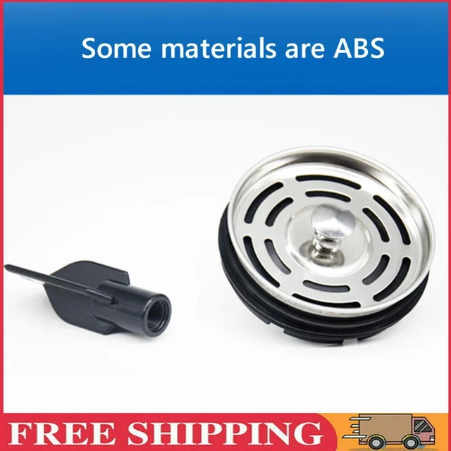 WASTE DISPOSAL DRAIN Plug Removable with Splash Shield for Food Waste ...