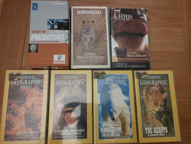 NATIONAL GEOGRAPHIC & Other Nature Documentary VHS Bundle EUR 17,45 ...