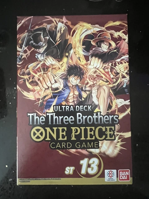 ONE PIECE CARD GAME: The Three Brothers Ultra Deck Box ST-13 Sealed and ...