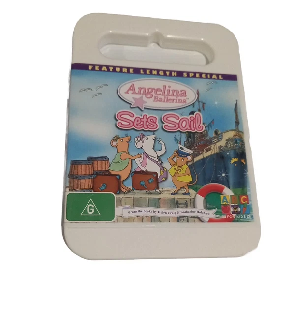 ANGELINA BALLERINA DVD Set Sail Dancing Mouse Animation Children ...