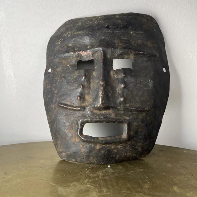 HIMALAYAN SHAMANIC COPPER Mask Tribal Spirit Falk l Art £182.70 ...