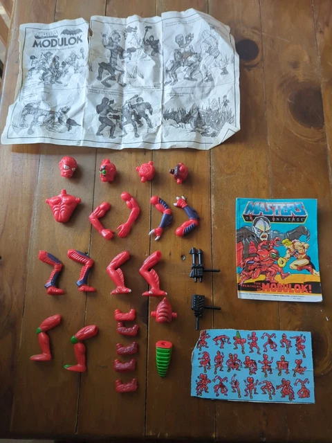 HE-MAN MASTERS OF the Universe MOTU Modulok 100% Complete Mattel 1984 ...