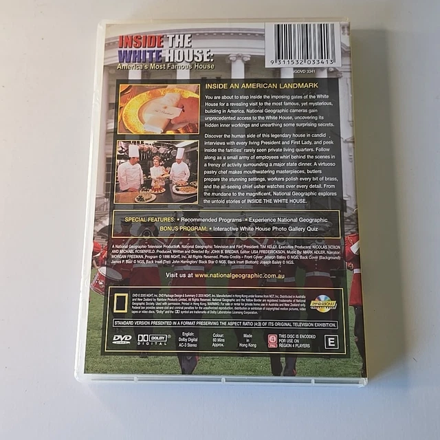 INSIDE THE WHITE House region 4 DVD (National Geographic Channel ...