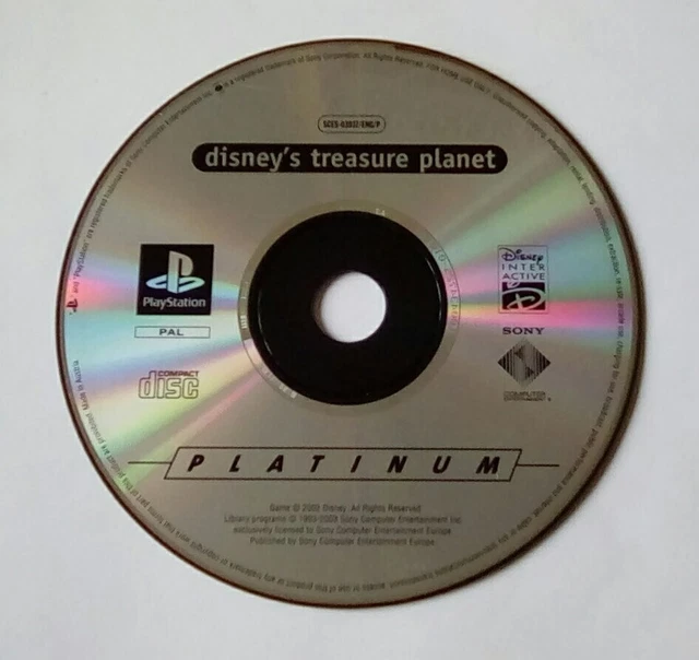 *DISK ONLY* DISNEY'S Treasure Planet Playstation 1 One PS1 PSOne PS PSX ...