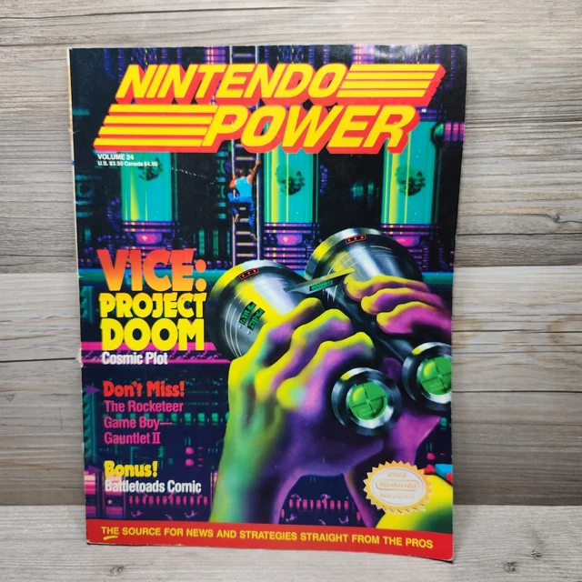 NINTENDO POWER MAGAZINE - issue 24 Complete Nice Condition With Poster ...