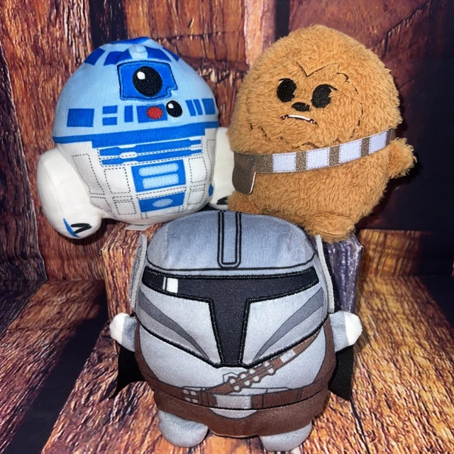 MATTEL STAR WARS Cuutopia Set Plush Toy LOT Bundle Chewbacca R2-D2 ...