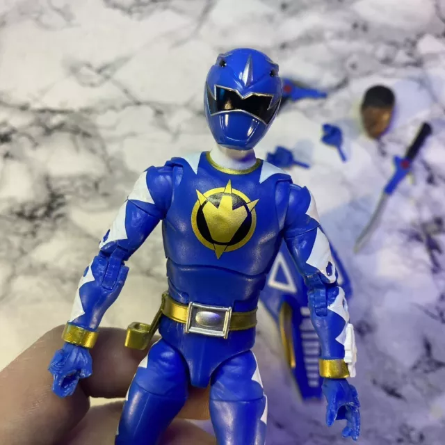 POWER RANGERS LIGHTNING Collection Dino Thunder Blue Ranger Action Figure Hasbro £10.00 ...