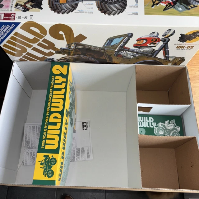 TAMIYA WILD WILLY 2 1/10th Scale RC Car EMPTY BOX RARE £15.00 - PicClick UK
