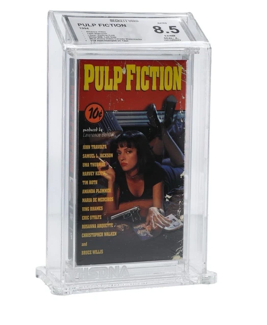 1994 PULP FICTION Sealed VHS Tape - Beckett EX/NM 8.5 Graded £409.58 ...