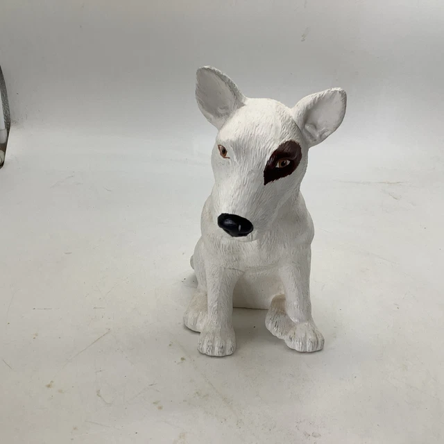 1980 SPUDS MACKENZIE Ceramic Bull Terrier Statue Budweiser Mascot 6 ...