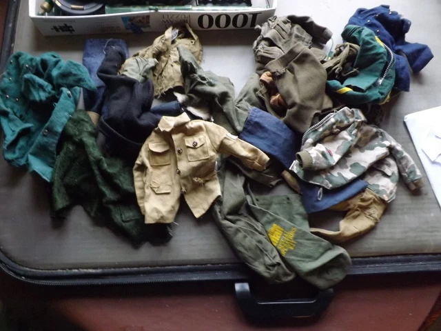 JOB LOT OF Action Man Clothes With Jackets Some Show Age And Wear £8.00 ...