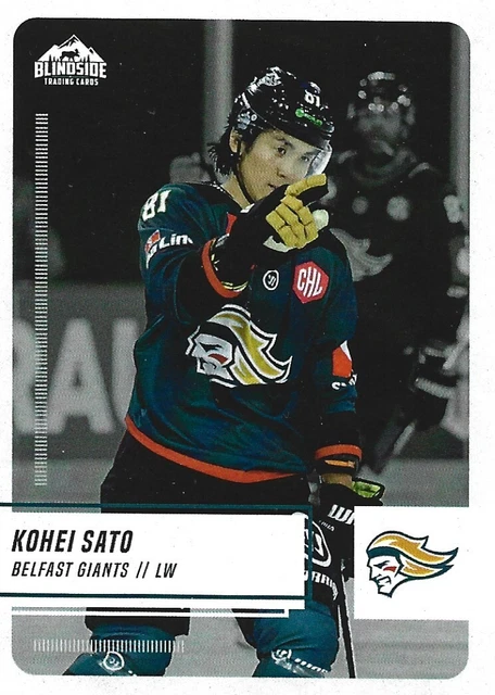 CARTA BASE BELFAST Giants 2023 - 2024, #81 KOHEI SATO, GIAPPONESE EUR 2,34 - PicClick IT