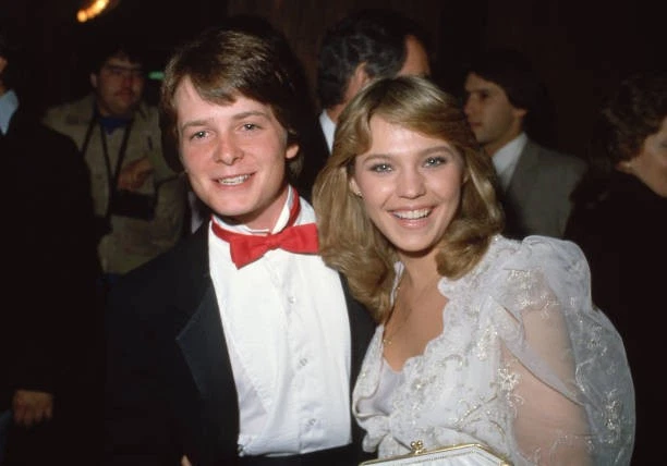 MICHAEL J FOX and Kari Michaelsen Circa 1980s Celebrity Movies TV Old ...