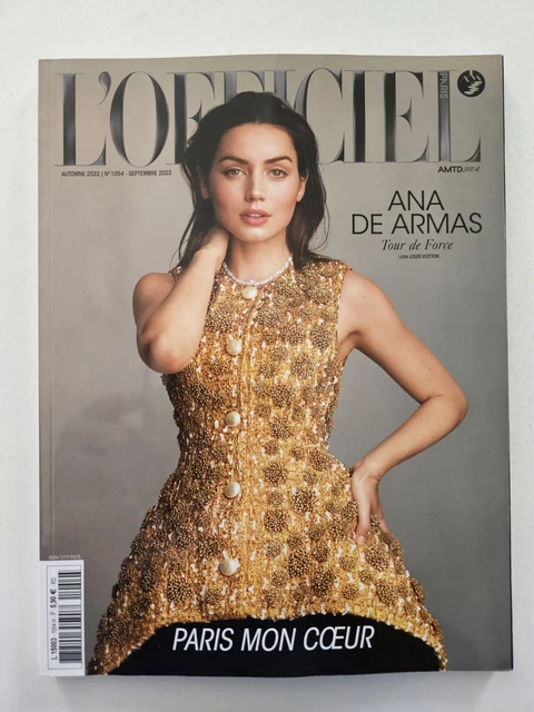 MAGAZINE MODE FAHION L'OFFICIEL PARIS #1054 septembre 2022 Ana de Armas Vuitton EUR 20,00 ...