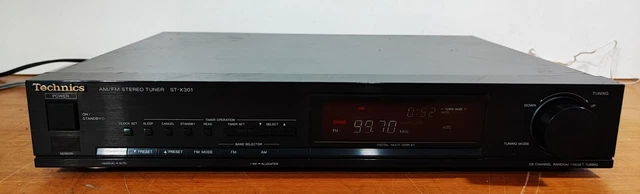 TECHNICS ST-X301 SINTONIZZATORE Radio Am/Fm Stereo Tuner Digitale ...