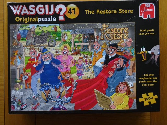 JUMBO WASGIJ, ORIGINAL 41 - The Restore Store Puzzle, 1000 Teile ...