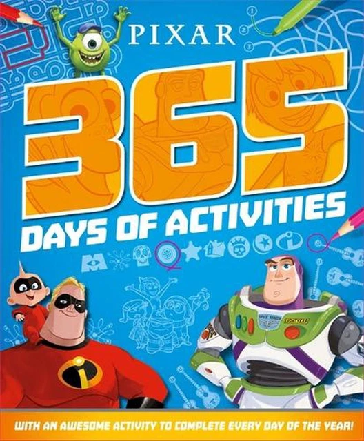 PIXAR: 365 DAYS of Activities by Walt Disney Paperback Book EUR 32,99 ...