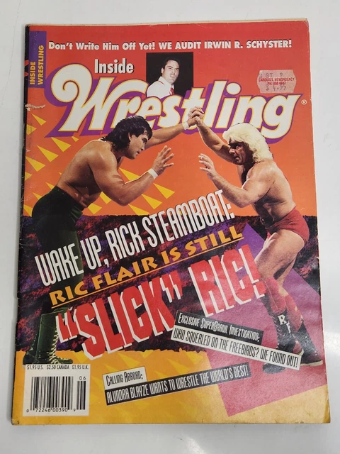 INSIDE WRESTLING MAGAZINE June 1994 Rick Steamboat Ric Flair Superbrawl ...