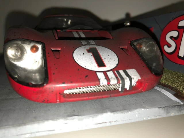 CODEX FINISH LINE FORD GT40 MK4 1967 #1 WINNER SHELBY COLLECTIBLES EUR ...