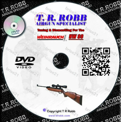 WEIHRAUCH HW 80 Air Rifle, Airgun Tuning & Dismantle Video on DVD by T ...