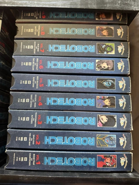 ROBOTECH ANIME VHS Lot Vol 1-24 26-37 And 39 & Robotech II THE ...