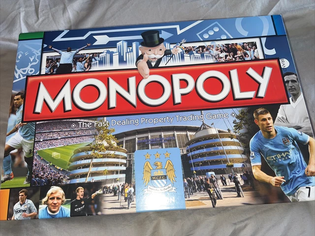 HASBRO MONOPOLY BOARD Game - Manchester City Football Club Edition 2010 ...