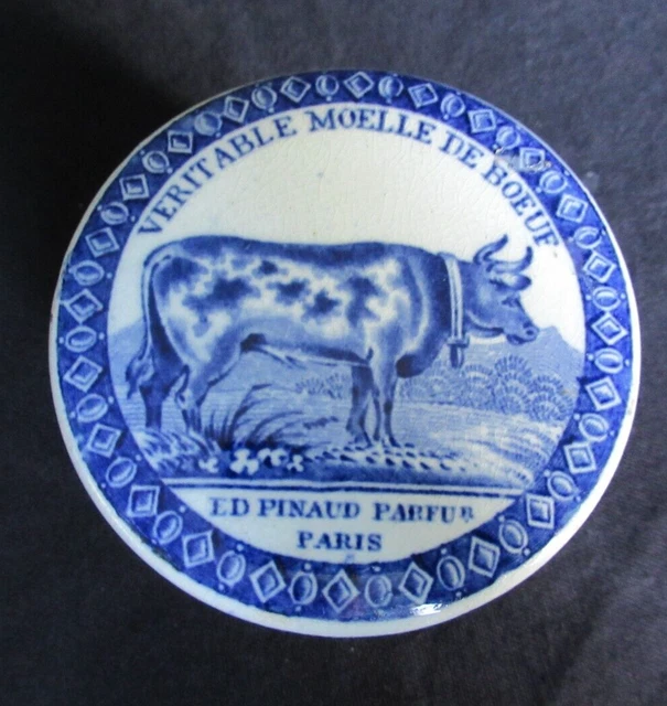 ANCIEN POT À VERITABLE MOELLE DE BOEUF ED PINAUD PARFUMEUR PARIS 72 MM ...