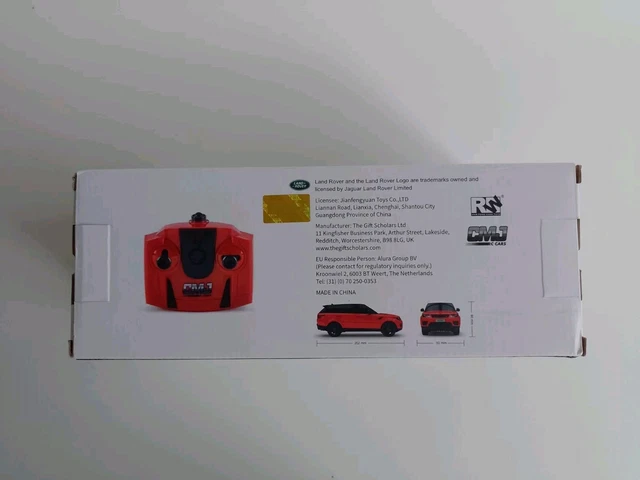 CMJ RC CARS Red Range Rover Sport Official Licensed Remote Control Car ...