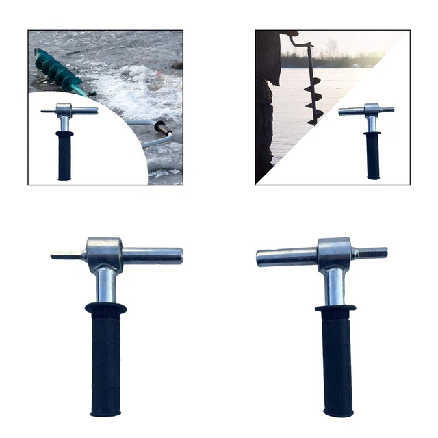 ICE DRILL ADAPTER Ice Fishing Anchors Ergonomic Strong Portable Drill ...