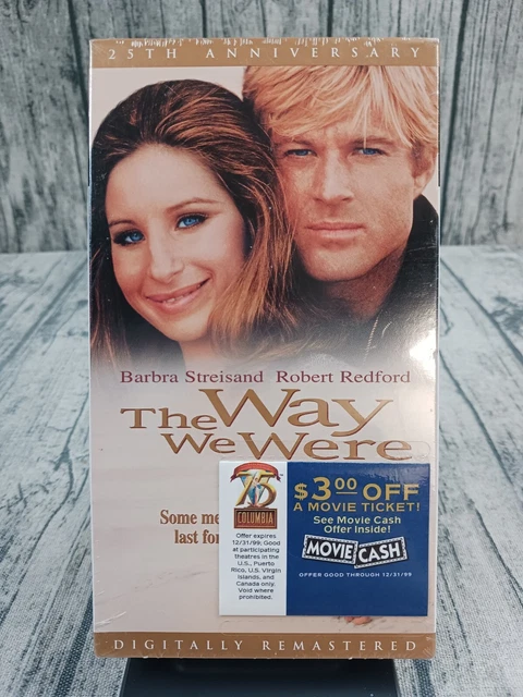 THE WAY WE Were (VHS 1973, 1999) 25th Anniversary - Redford, Streisand ...