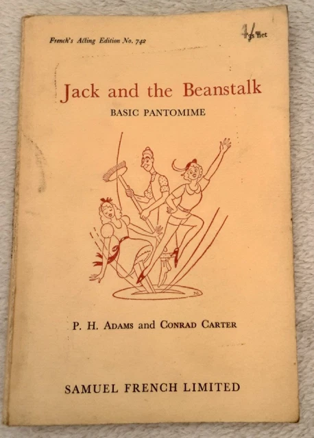 PANTOMIME 1944 JACK & The Beanstalk Acting Edition 742 Samuel French ...