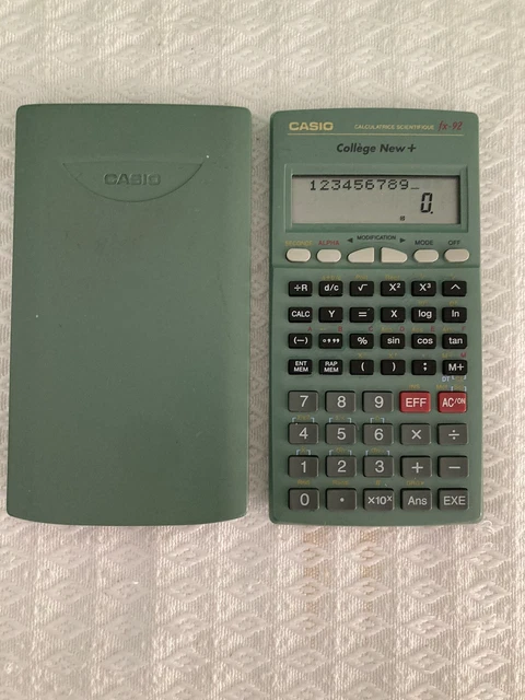 CASIO - CALCULATRICE Scientifique Casio Fx-92 Collège New + EUR 12,90 ...